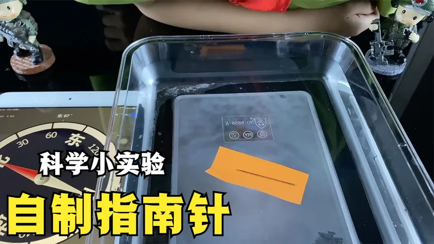 自制指南针,在家可以陪娃做的趣味科学小实验,只需要一根针