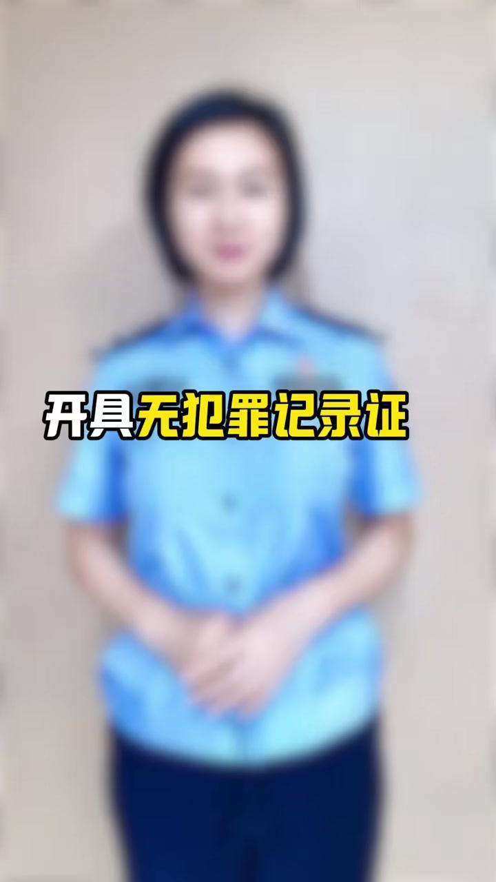民生服务小课堂第3期:个人申请开具无犯罪记录证明。#你好天津