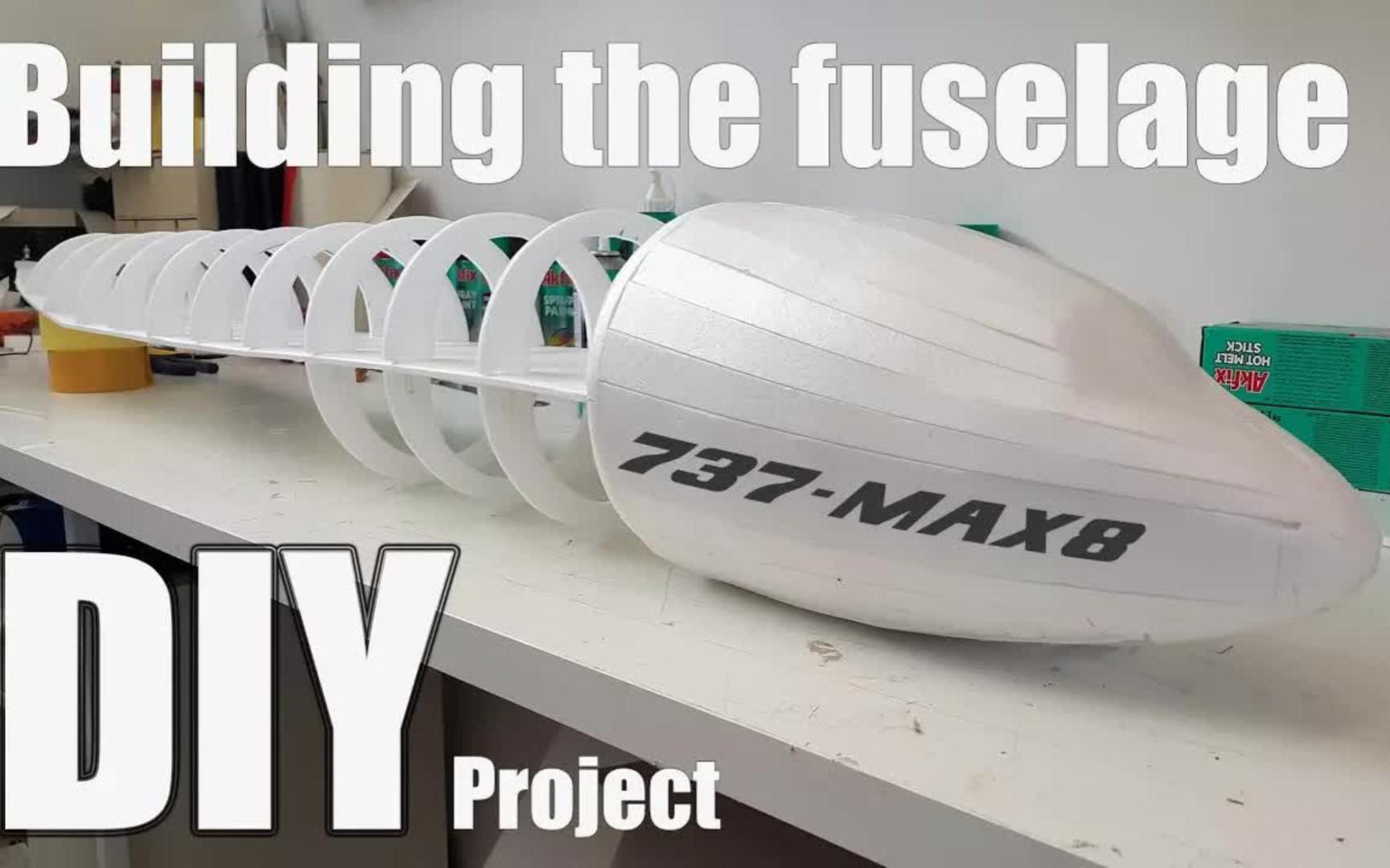 建造波音737 MAX-8模型飞机Part-1