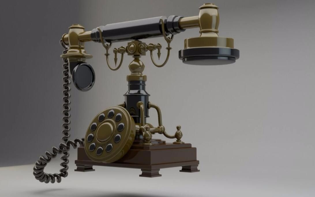 maya建模从零基础到精通-电话机道具模型制作