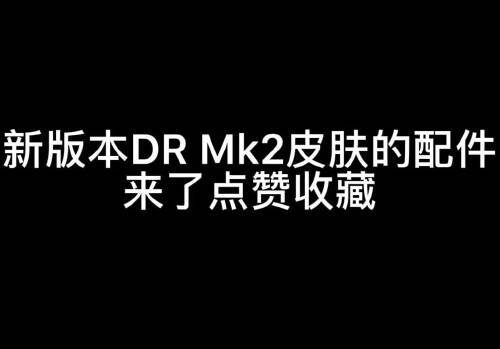 你们一直想要的新皮肤DR Mk2配件来了