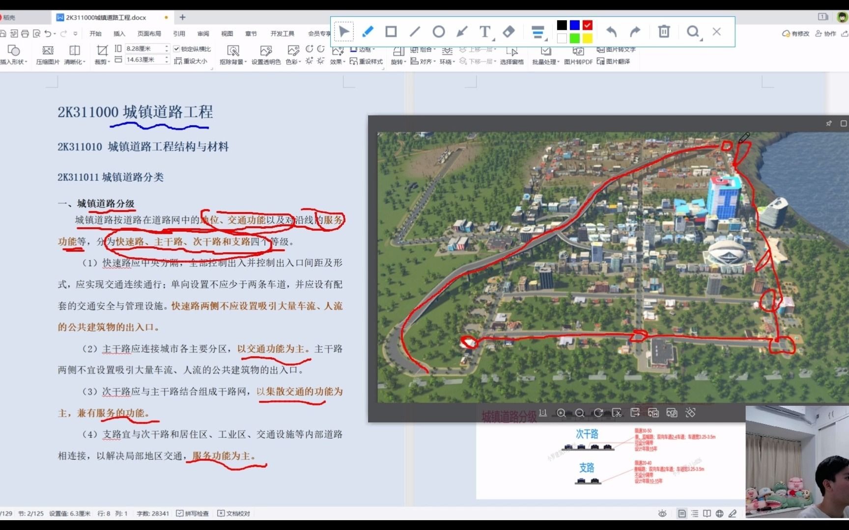 市政工程支城镇道路分类分级精讲-快速路、主干路、次干路、支路【...