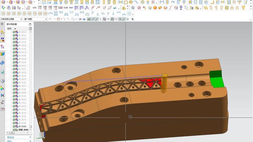 UG模具设计常用命令之投影曲线