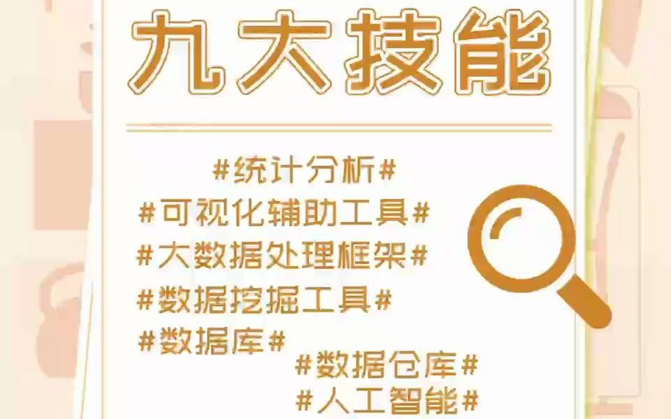 数据分析师必备的9大技能