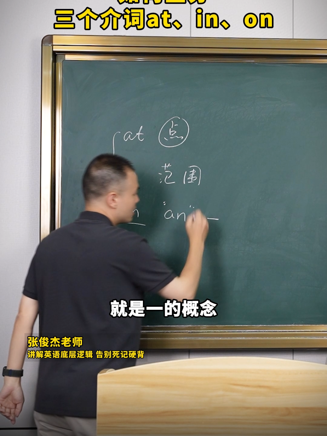 如何区分三个介词at、in、on。