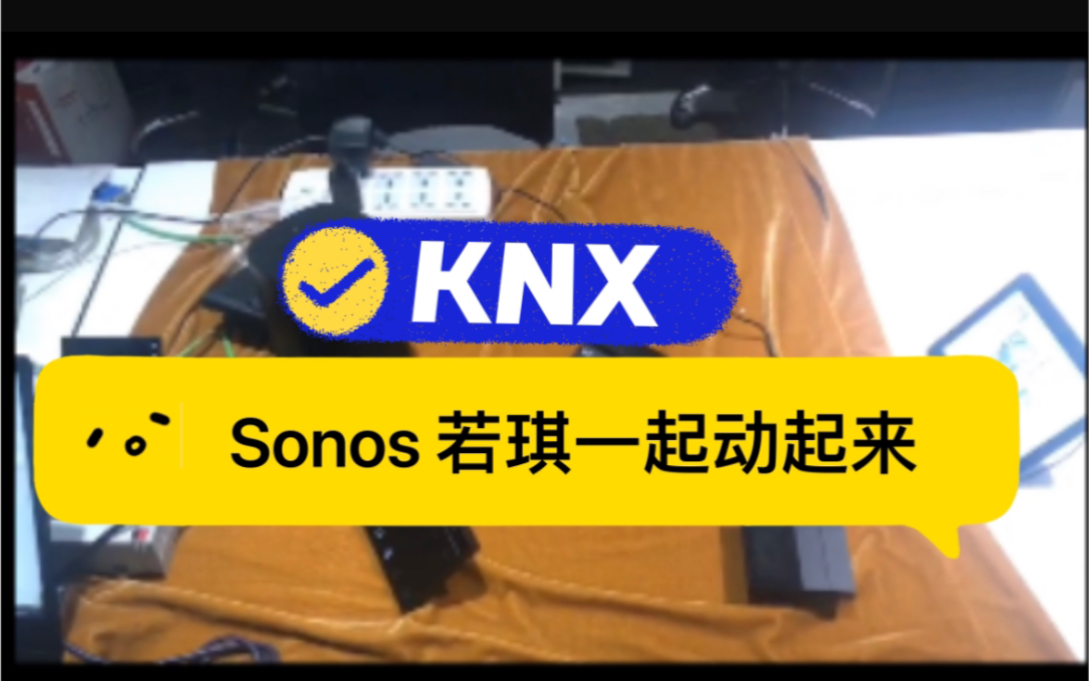 KNX系统Sonos音乐控制若琪语音控制智能面板空调地暖新风三合一