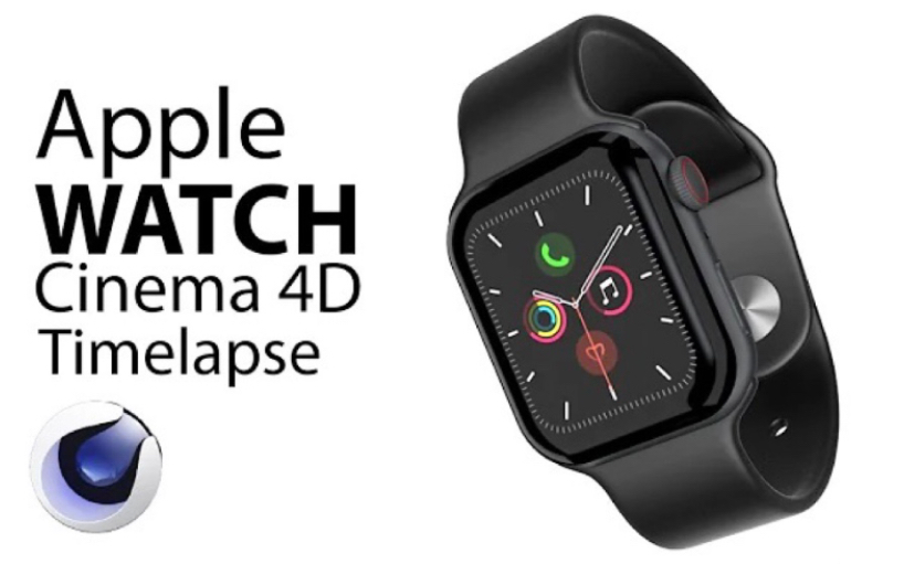 【C4D教程】Apple Watch 智能手表制作过程