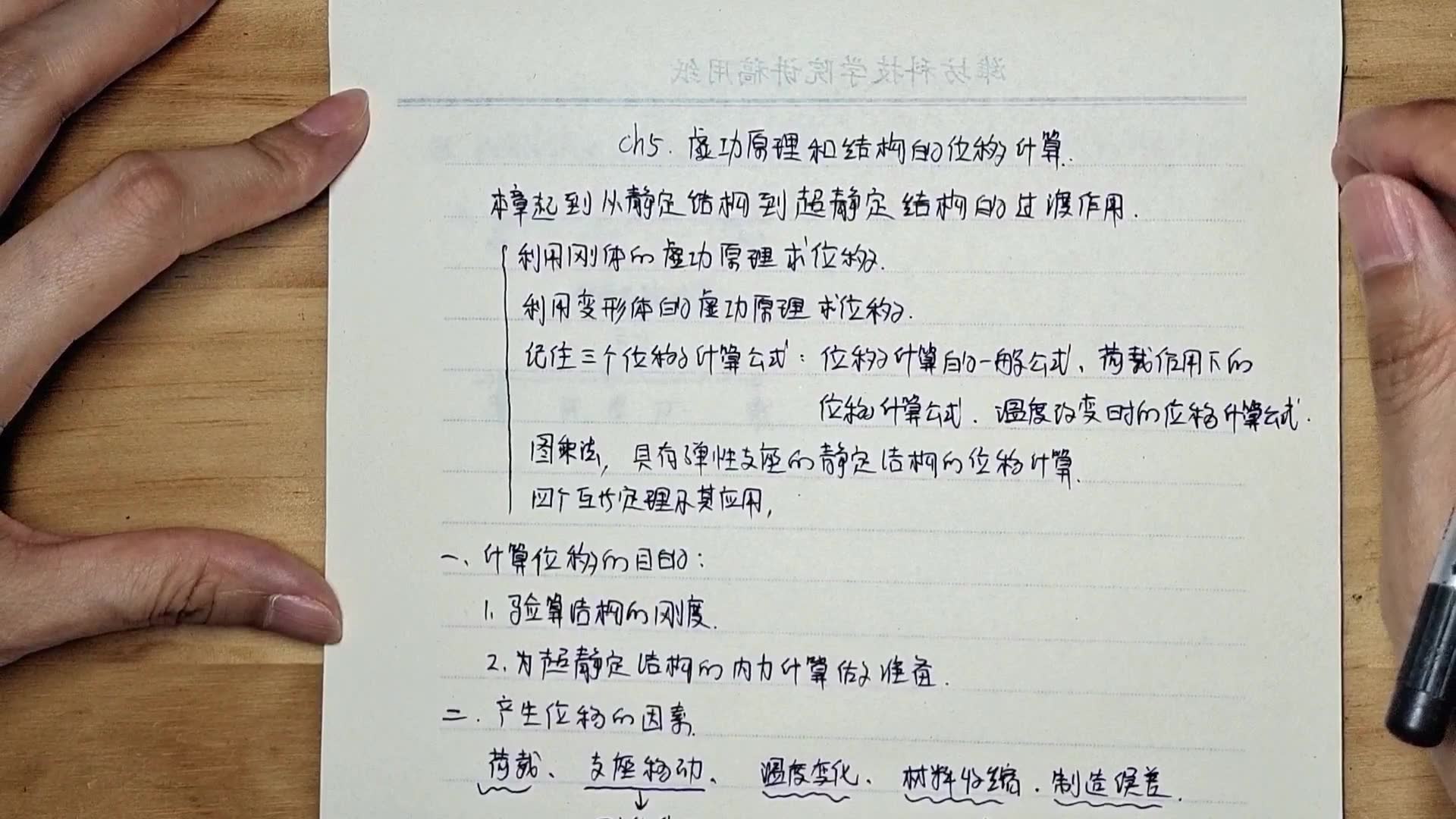 虚功原理和结构的位移计算(一)