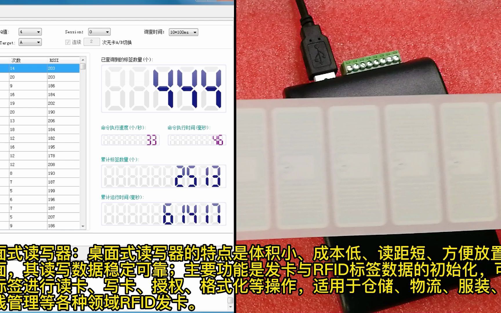 超高频RFiD桌面式读写器IoT-9816dk