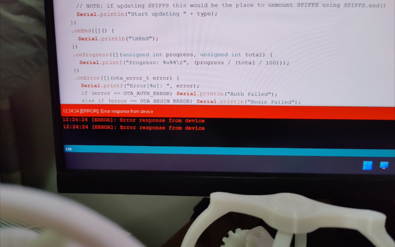 合宙Esp32c3 Arduino例程 OTA上传无效 求助