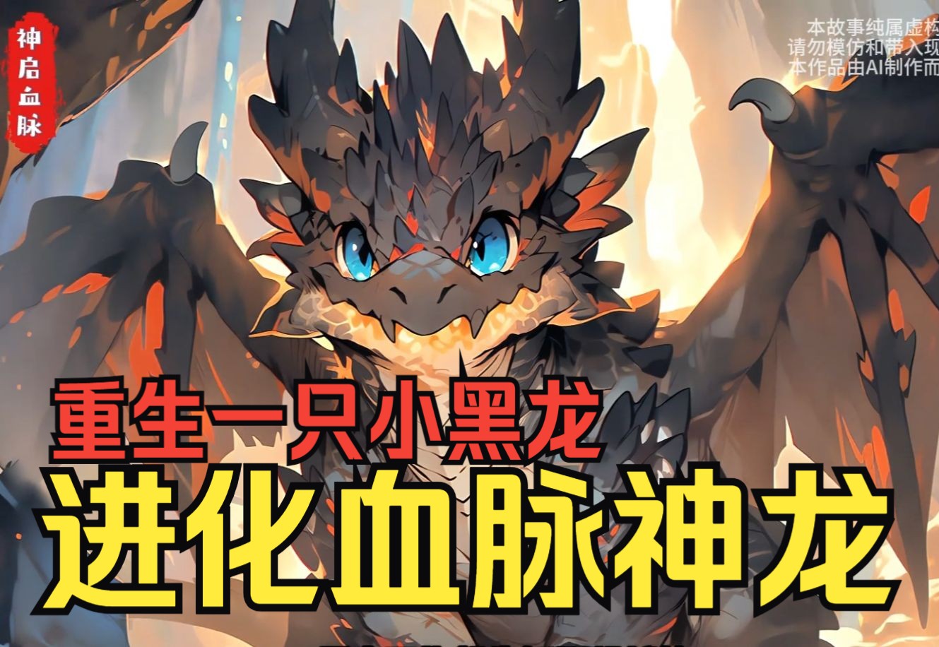 我重生成一只小黑龙,战斗力却连只鸡都不如,开局激活了神血进化系统,...