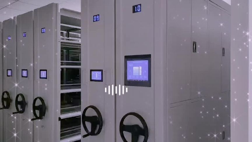 智能档案密集架#电动密集架 #档案管理 #办公家具 #智能密集架