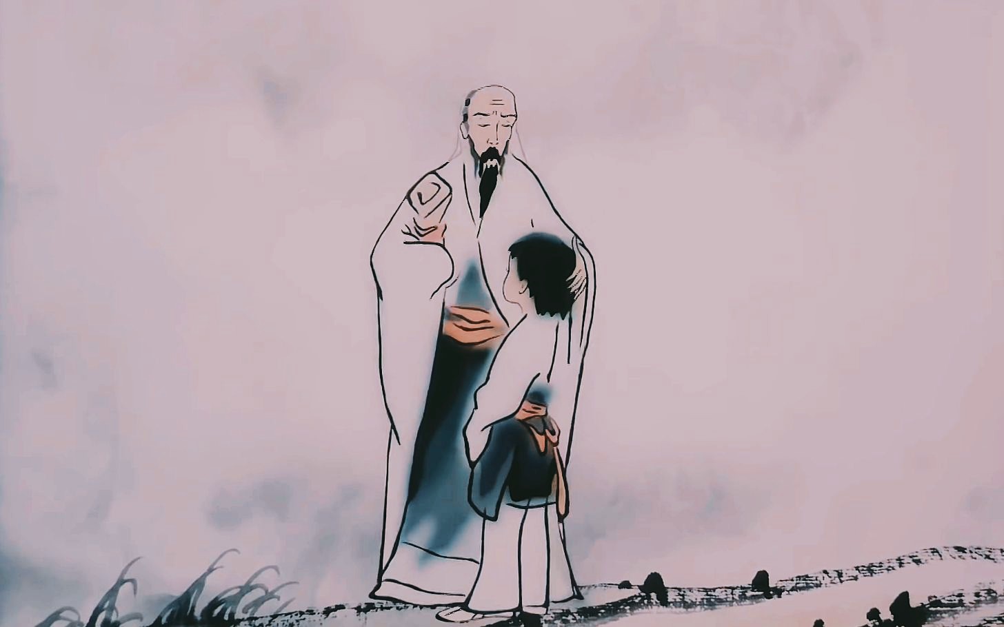 中国人独有的浪漫情怀-水墨动画,每一帧都是一幅治愈的水墨画!