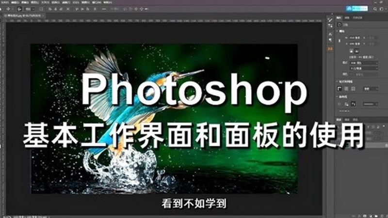 photoshop基本工作界面和面板使用