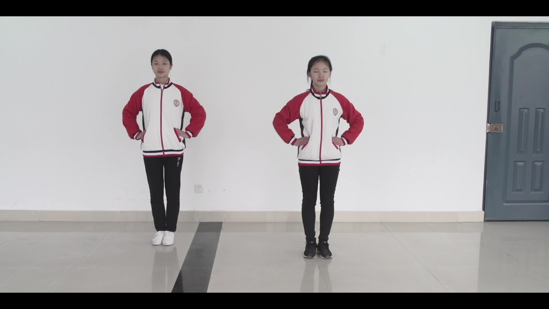重庆某中学课间操视频