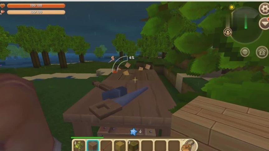 迷你世界新手教程,学会了怎么制作工作台