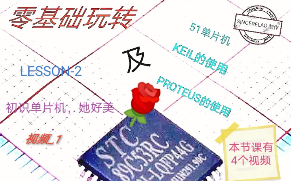 2-1_零基础学习掌握51单片机的使用、keil的使用以及仿真软件proteus...