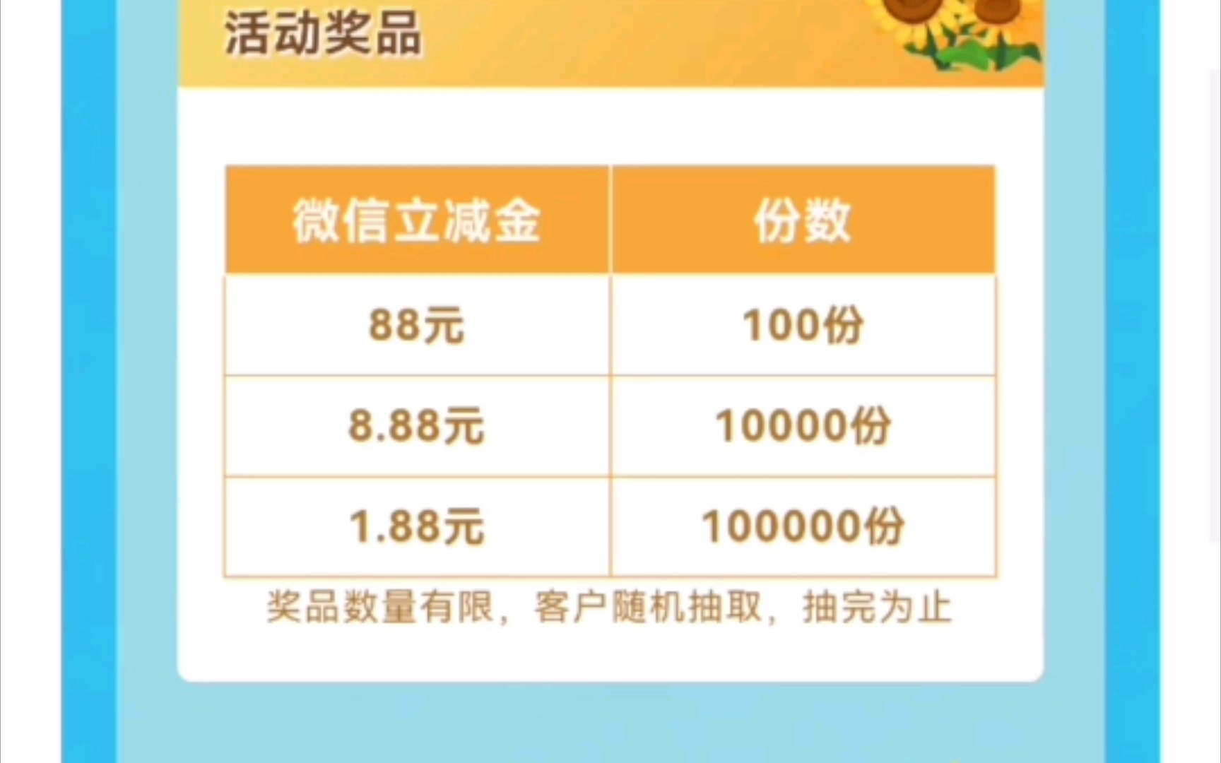 工行微信立减金,不是必中,不是现抽!