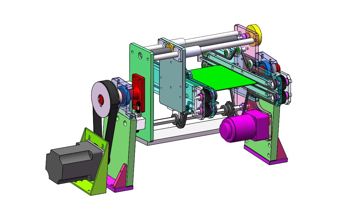 pcb板180度翻转机构设计,如何调节输送大小?