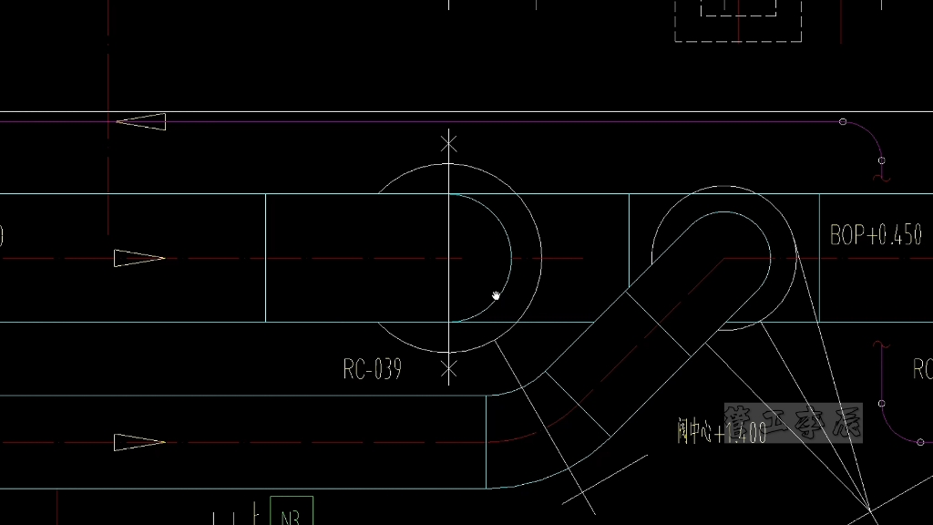 化工管道,平面图单线图讲解