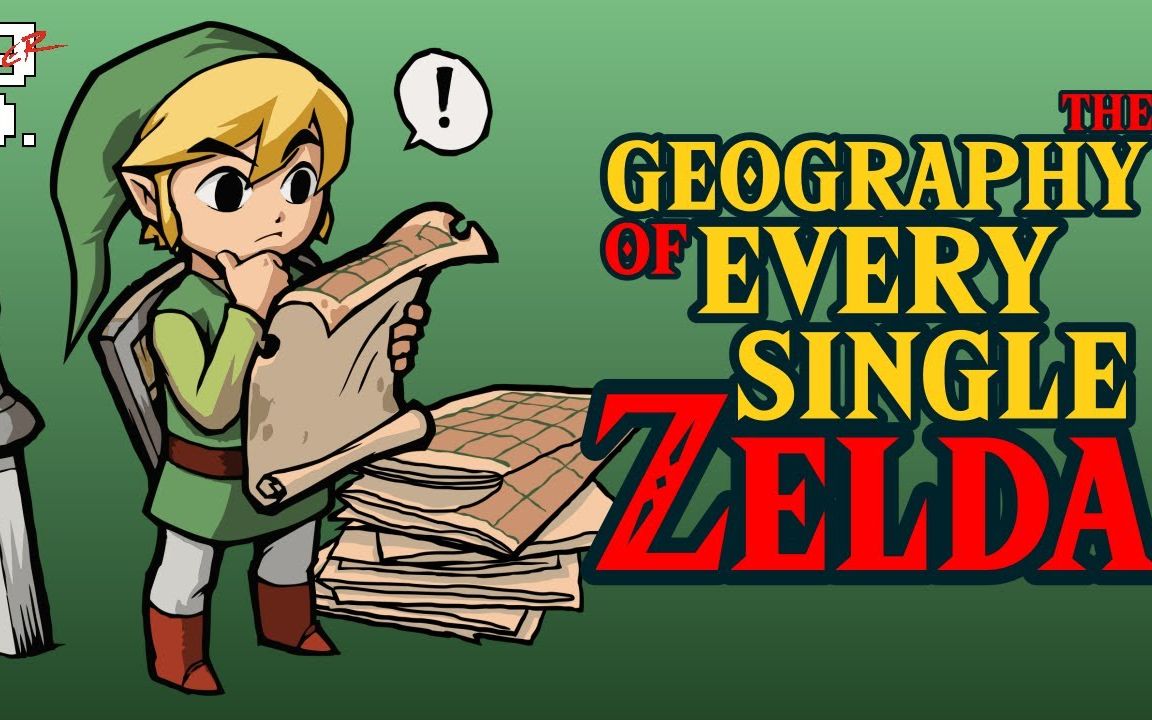 [英字] 塞尔达传说 全系列地图分析与对比