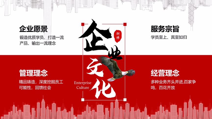高颜值的企业介绍PPT页面不会做?从原稿到成品步骤都告诉你。