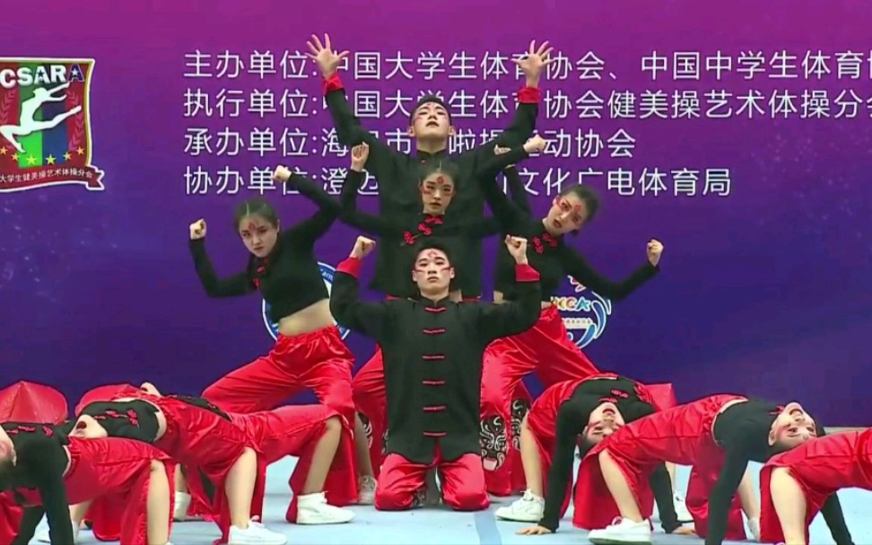 【锦标赛】街舞|中国民航大学集体自选街舞啦啦操,2019年中国校园...