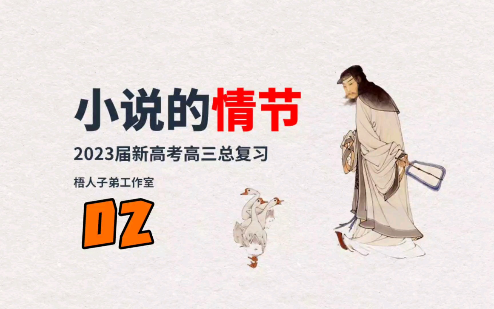 【2023届】小说阅读专题•情节02|2023届新高考高三总复习