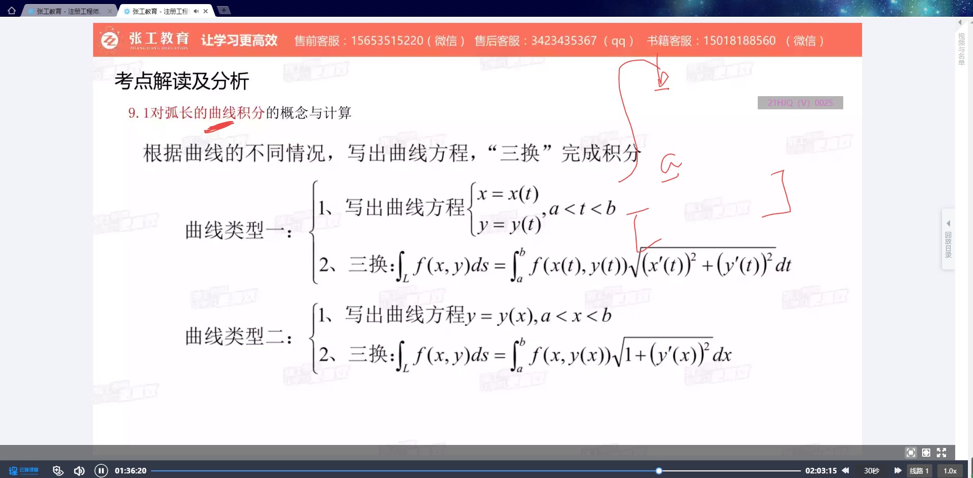 2022-04-16 注册环保工程师 公共基础 数学---积分学(三)