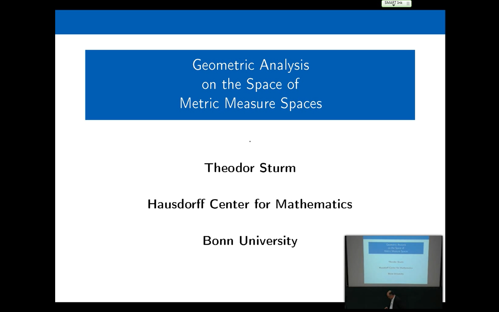 Karl-Theodor Sturm:度量测度空间的几何分析(Metric Measure Space)