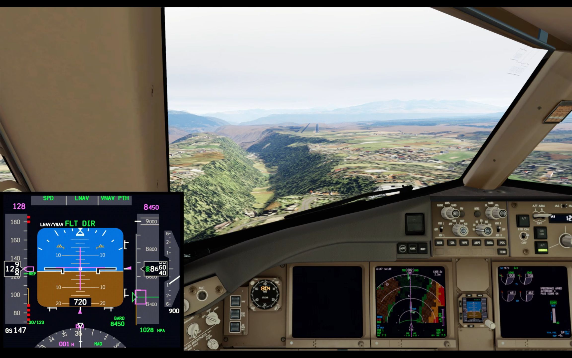 【模拟飞行】【P3DV5】【PMDG777】基多机场RNP AR进近