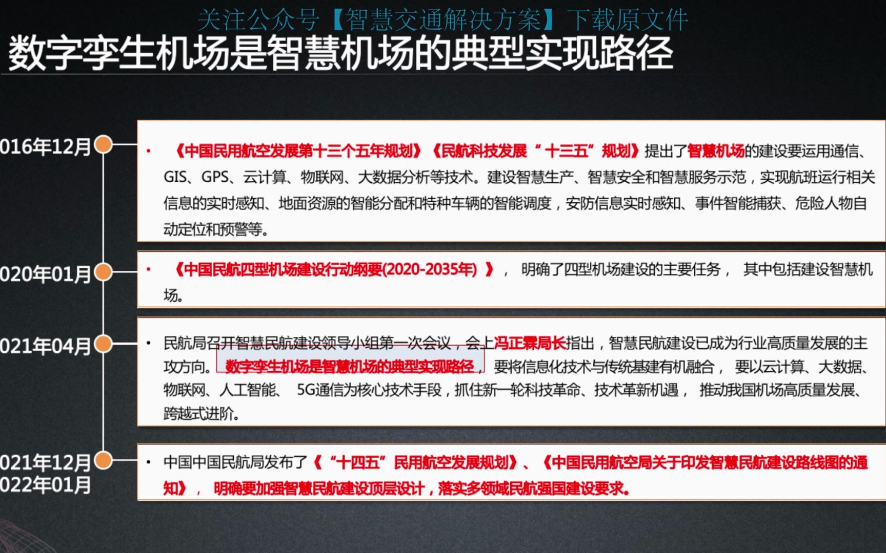 54页PPT | 基于数字孪生技术智慧机场建设方案