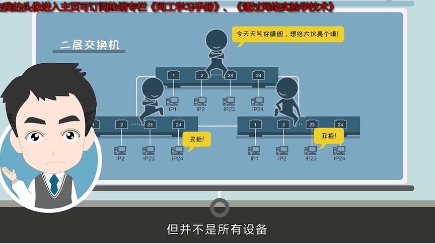 小白网络技术科普课(动画)4,VLAN技术以及如何利用VLAN隔离