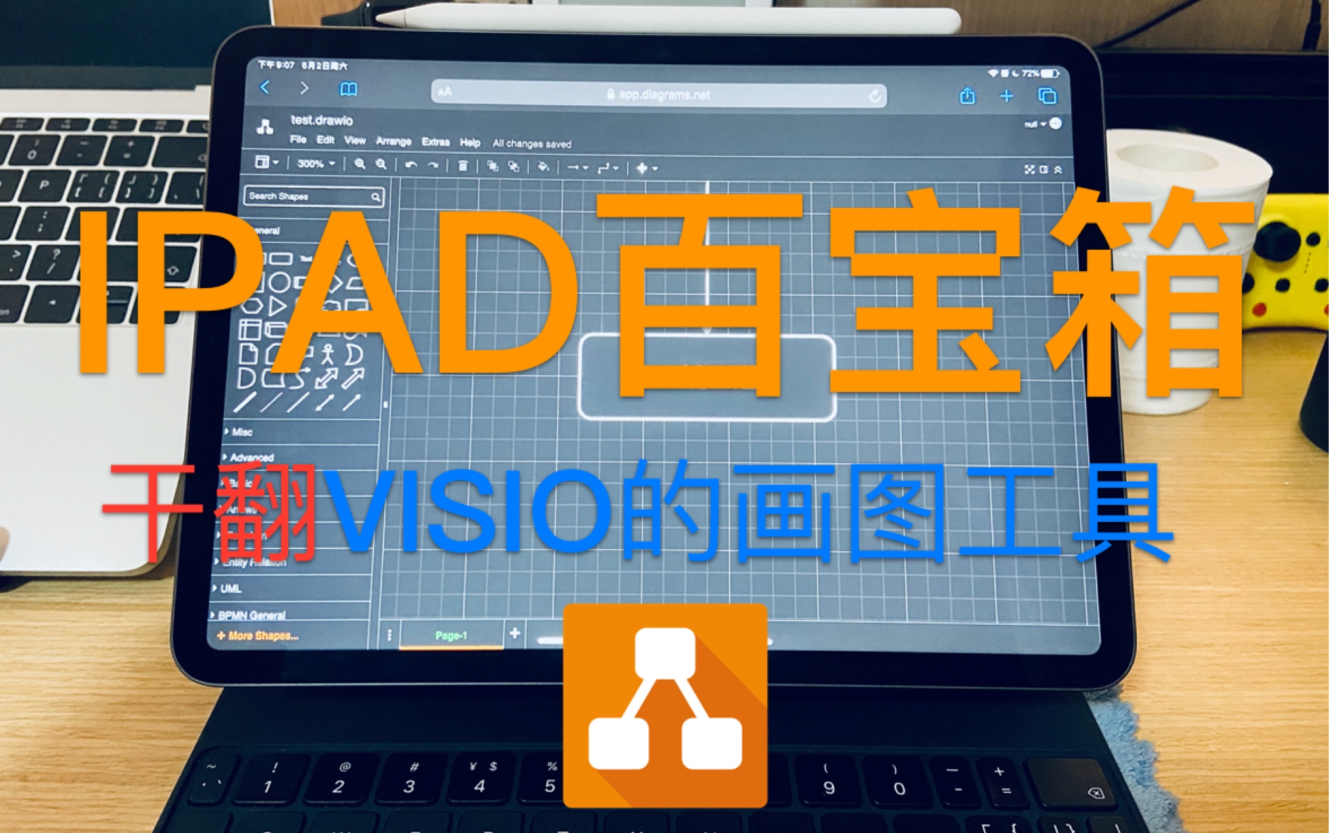 【ipad百宝箱】一款可以干翻visio的全平台绘图工具(Draw.io)
