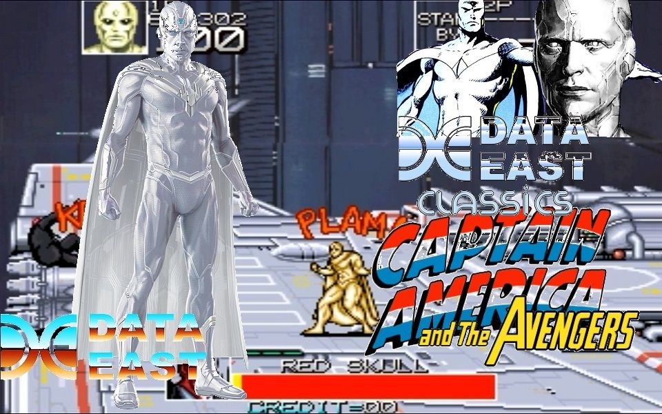 【街机】美國隊長與復仇者聯盟/上尉密令 幻视 一命无伤通关