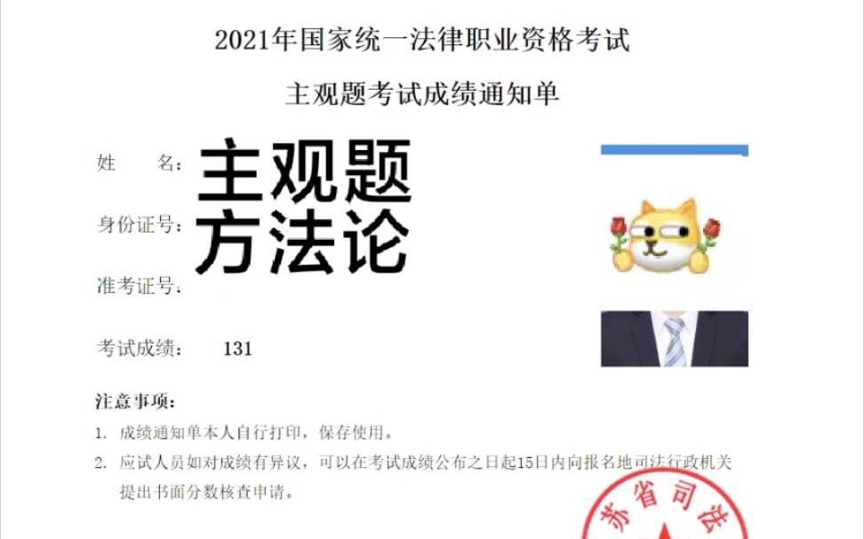 2022法考主观题备考指南|方法论|避坑|主观131