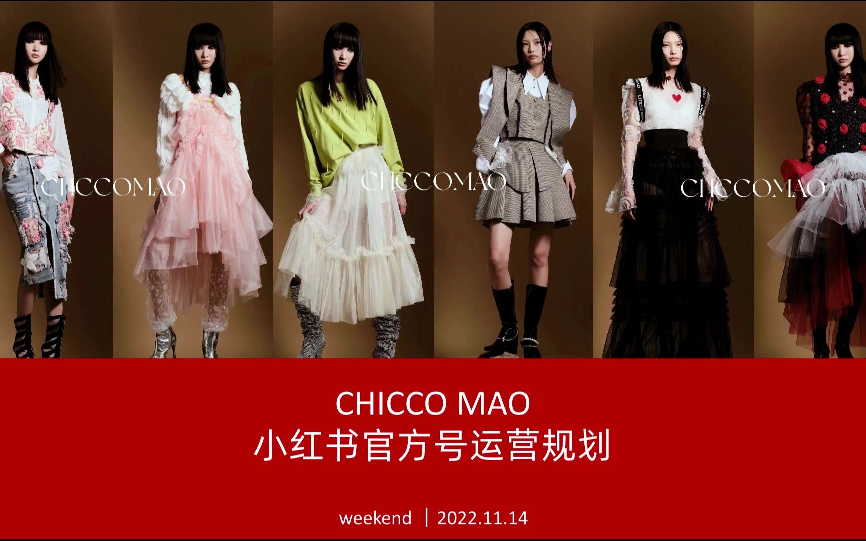 ...原创女装品牌CHICCO MAO小红书运营规划 #品牌传播 #营销策划 #...