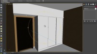 【3dmax】衣柜上面石膏板封板建模法
