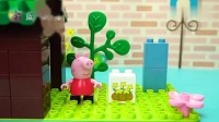 小猪佩奇要在稻田里面搭一个漂亮的稻草人