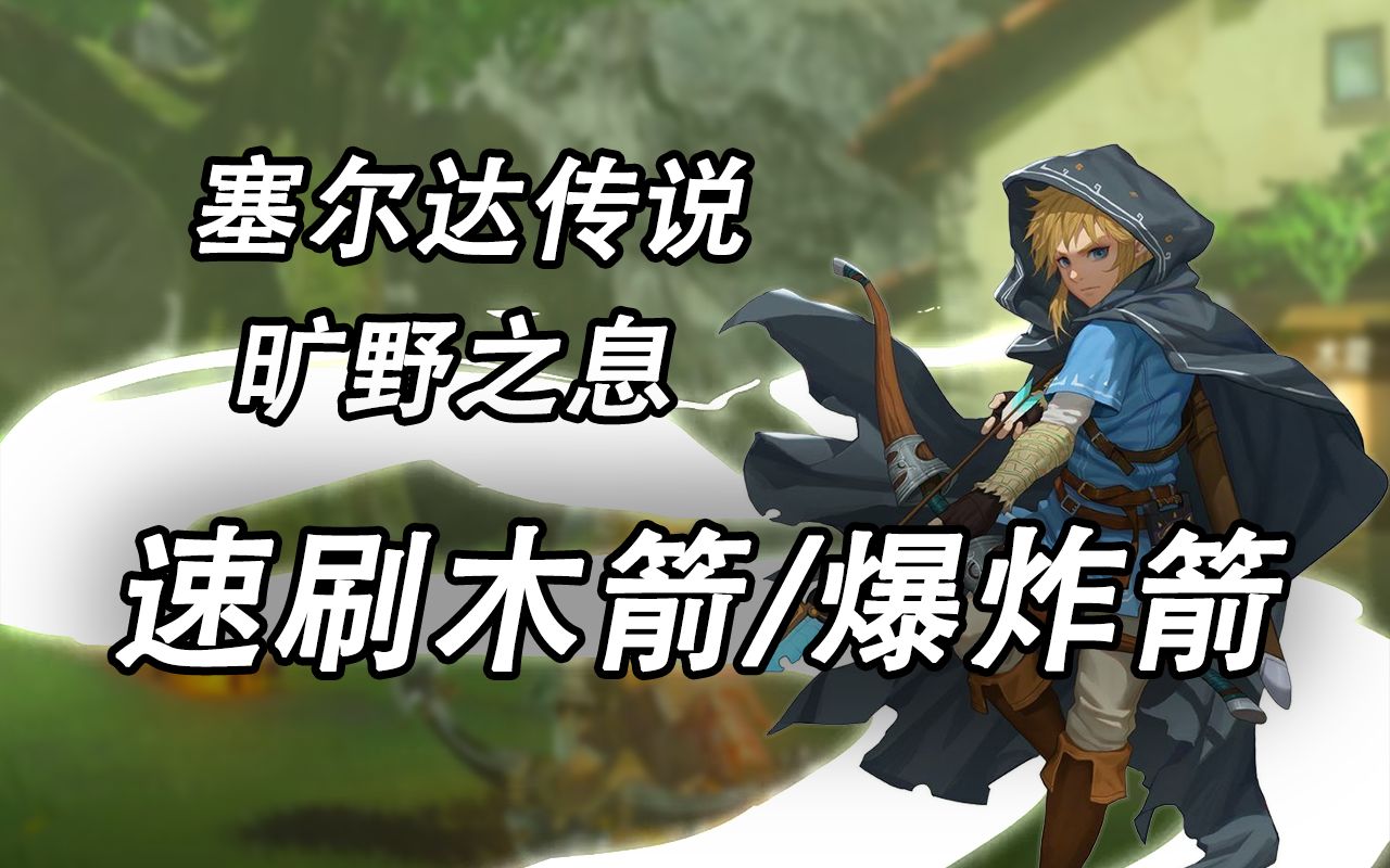 【塞尔达传说:旷野之息】速刷木箭/爆炸箭