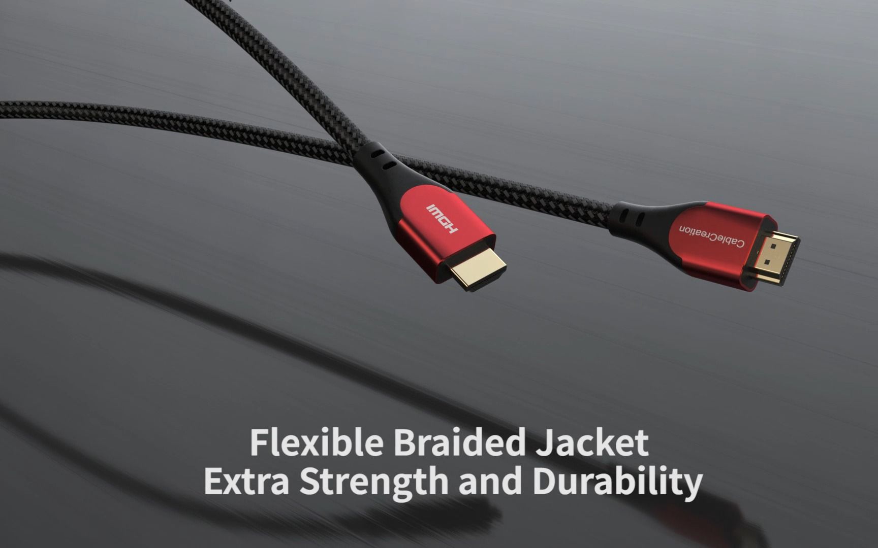 【动态设计】C4D三维产品动画 - HDMI数据线