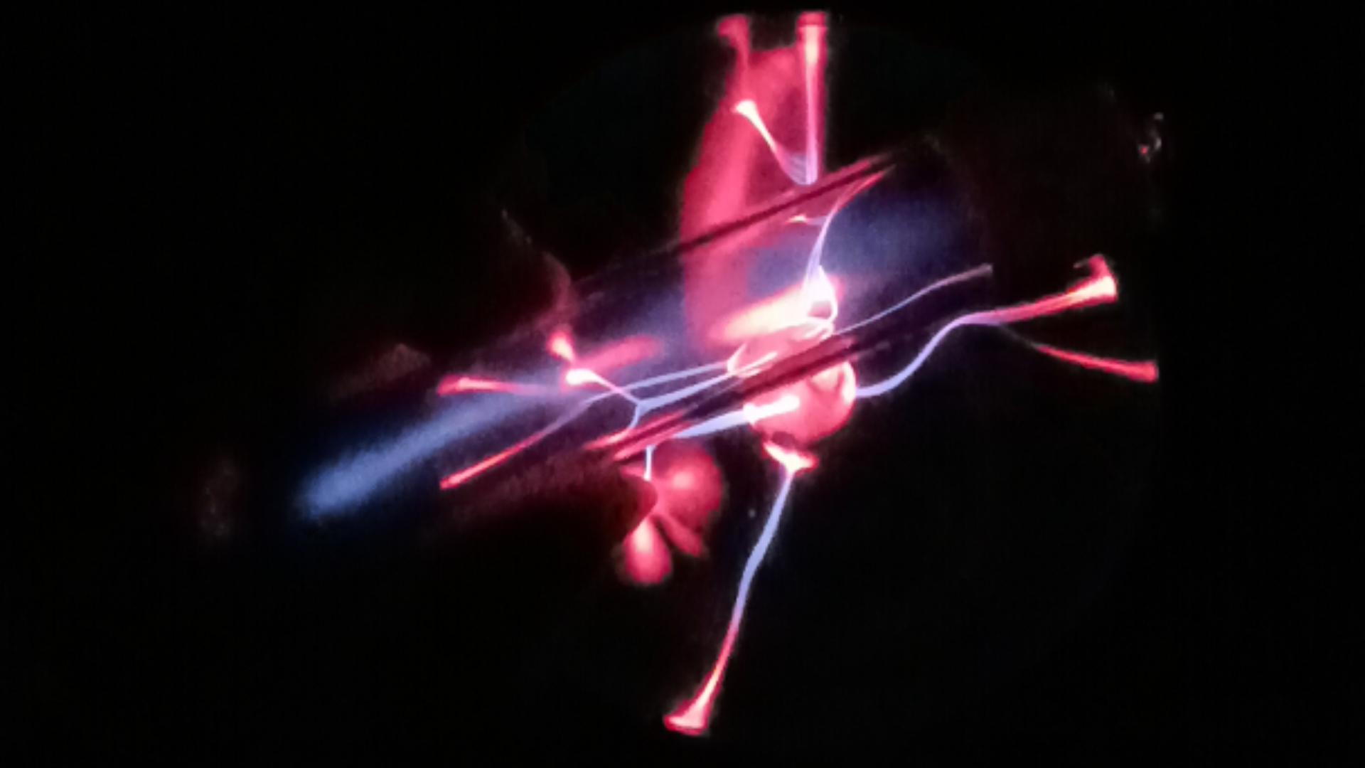 稀有气体的通电发光实验