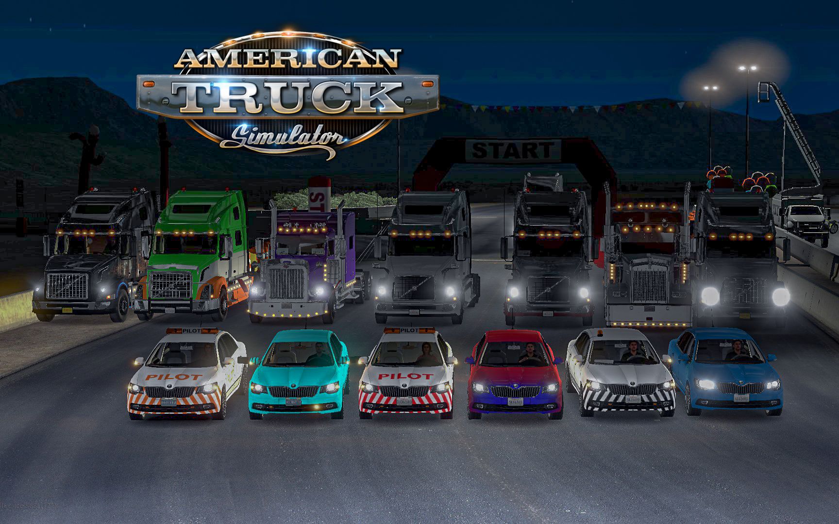 美洲卡车模拟联机 事实证明美卡就是赛车游戏 American Truck Simulator