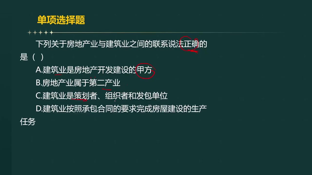 2024年房地产估价师法规政策张老师习题特训