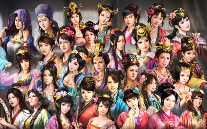 三国志11PK2.2新功能介绍:「后宫系统」(by 墨玉丹青)