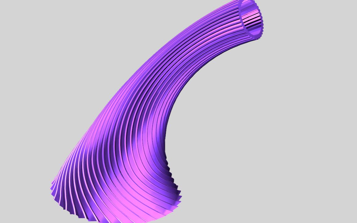 UG设计 UG 经典螺旋纹路建模 这种纹路你会吗