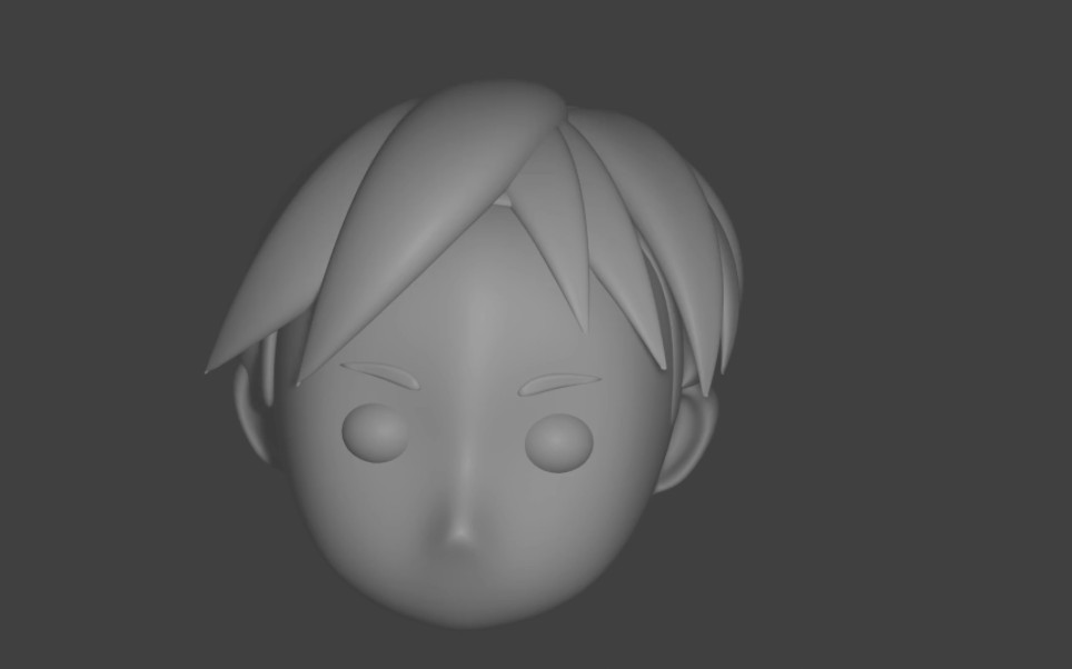 ...blender建模一个多月,本想开始捏人,但是好像太难了。还是换个教程...