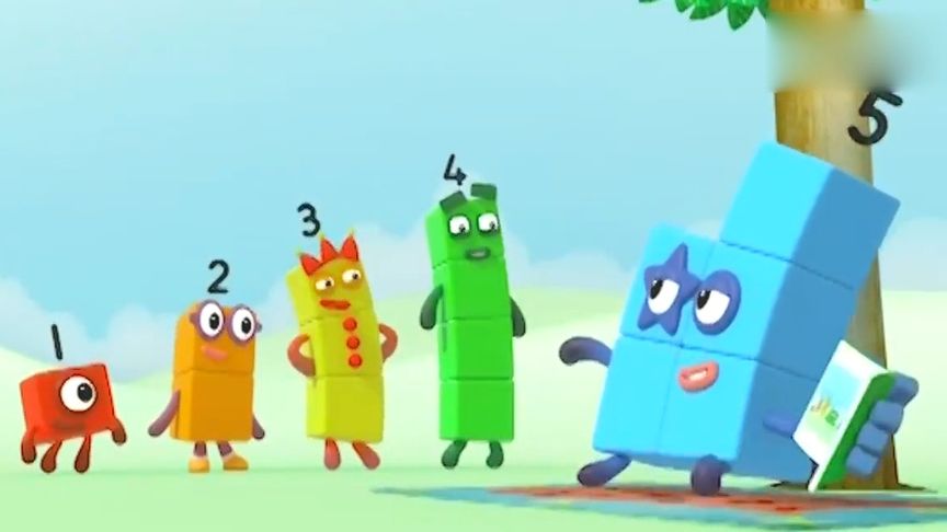 和彩色小方块一起来认识有趣的数字,学习加减法吧,儿童益智动画