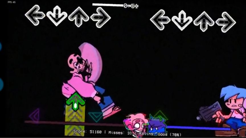 FNF强势回归!错误化模组更难!