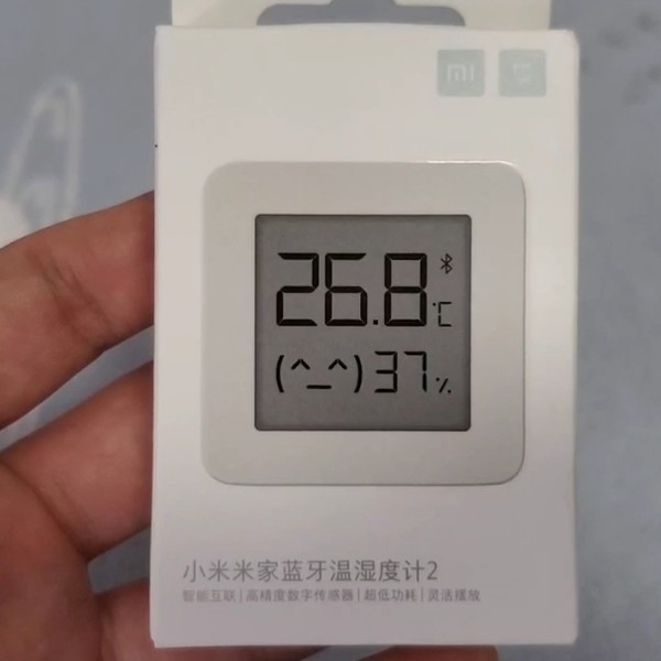米家蓝牙温湿度计2开箱